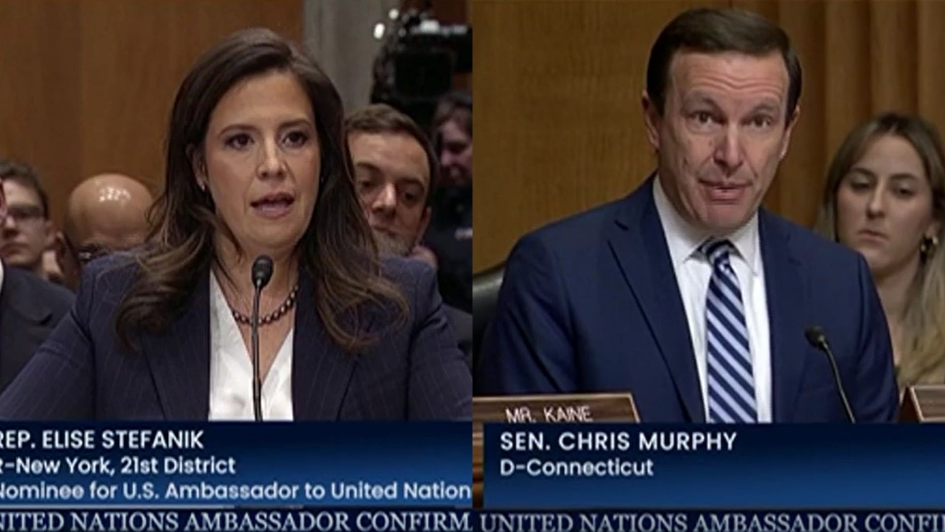 Elise Stefanik and Democrat Chris Murphy Go At It Over Elon Musk’s Sieg ...