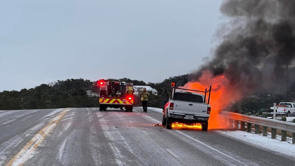 Vehicle fire extinguished by Travis County emergency services