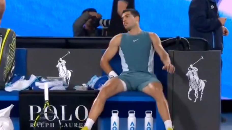 Carlos Alcaraz seemingly had doubts about Novak Djokovic's injury