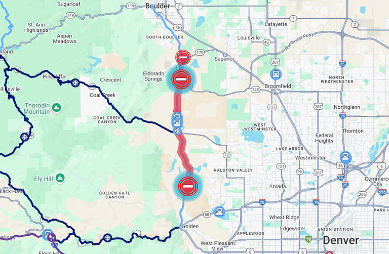 Highway 93 near Boulder reopens after whiteout conditions cause closure