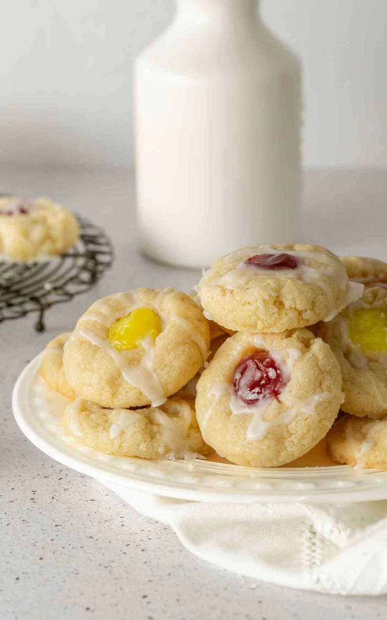 Shortbread Thumbprint Cookies