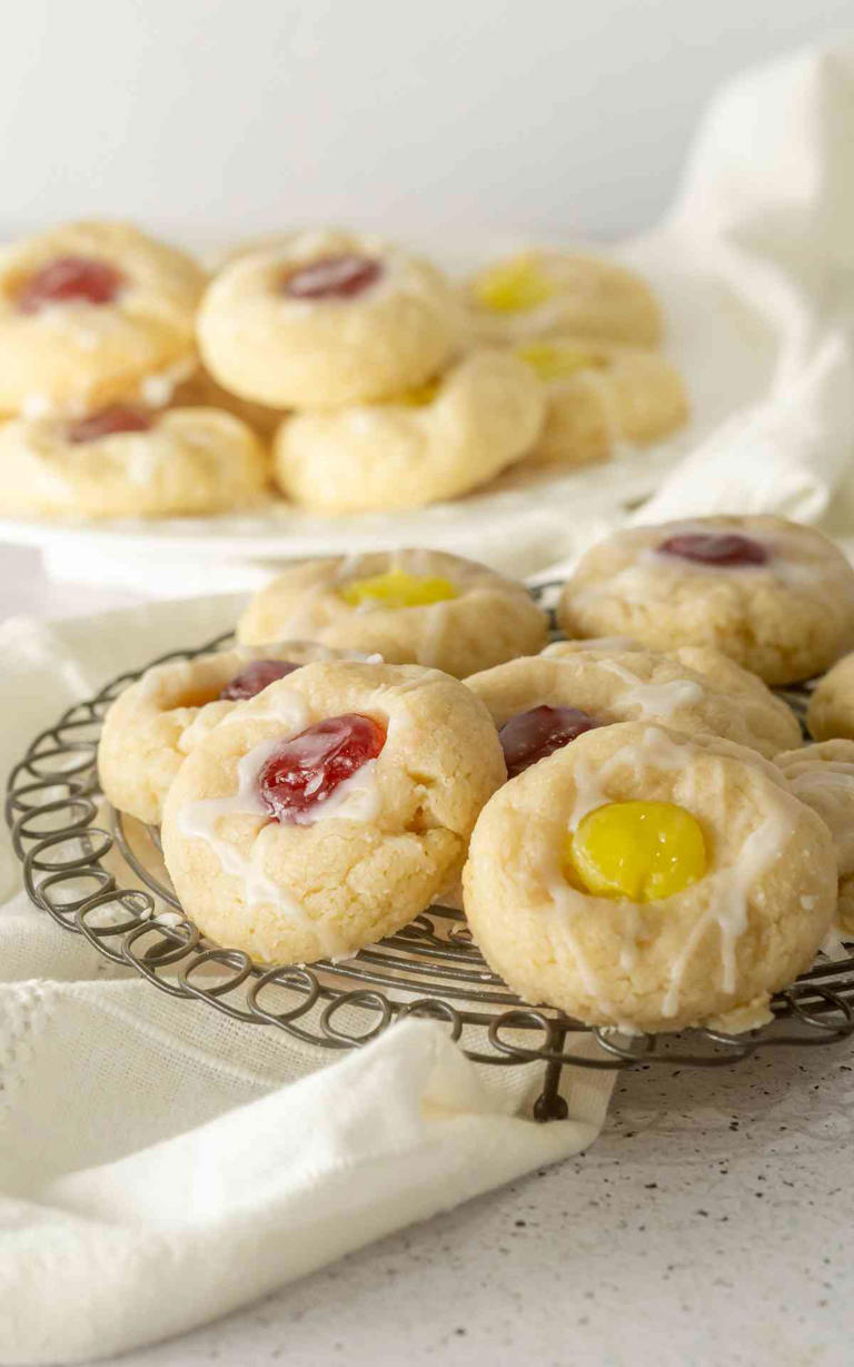 Shortbread Thumbprint Cookies