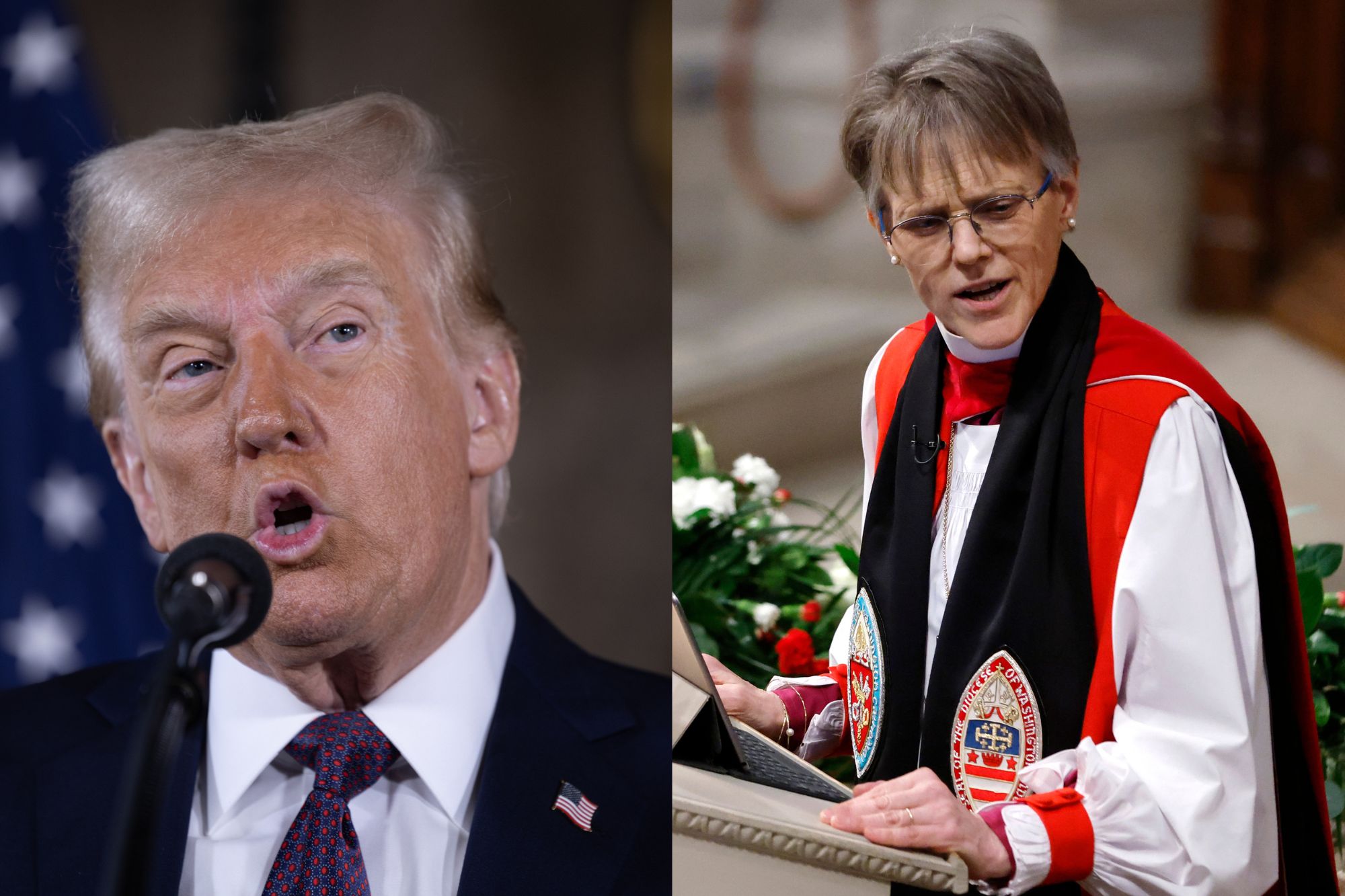Bishop Unexpectedly Calls Trump Out During Inauguration Prayer Service ...