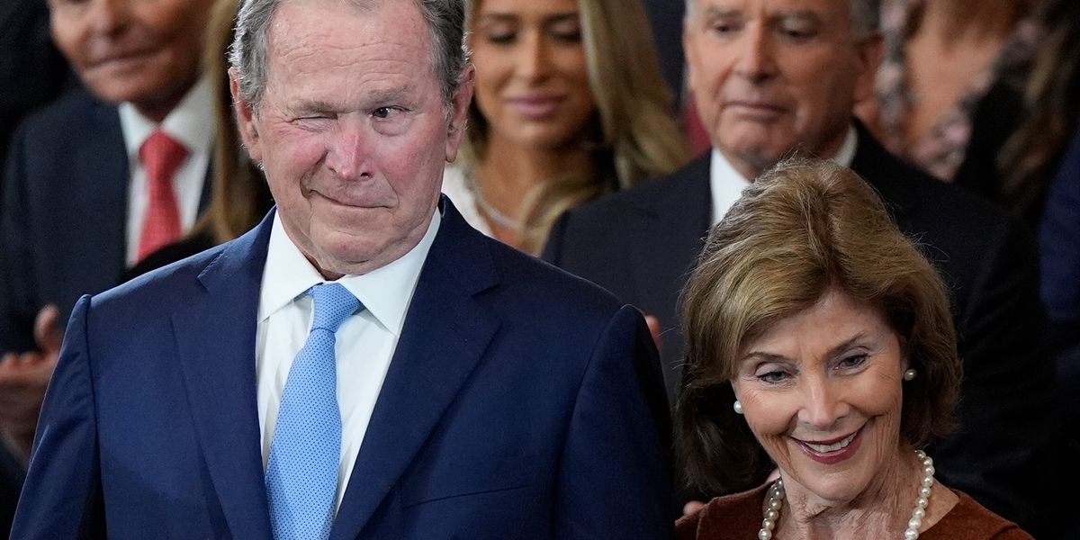 George W. Bush Couldn’t Hide His Facial Expressions During Trump’s ...