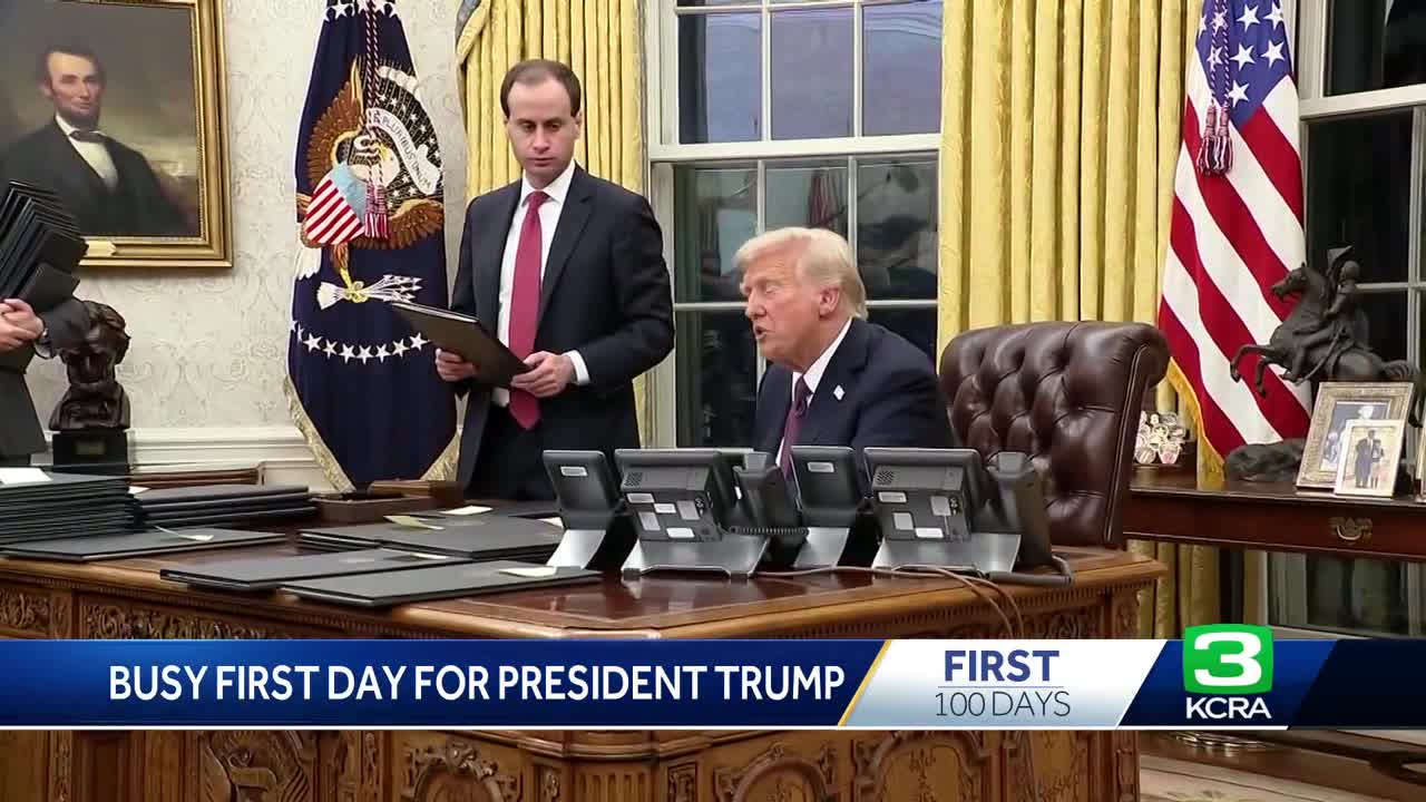 President Trump signed these executive orders on Day 1