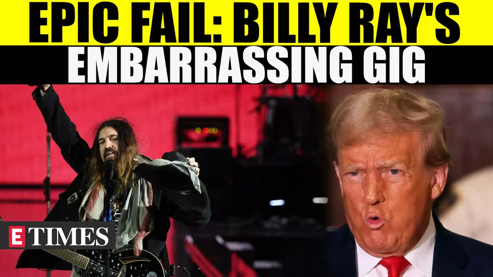 Billy Ray Cyrus Faces Backlash After Major Goof-up At Donald Trump's ...