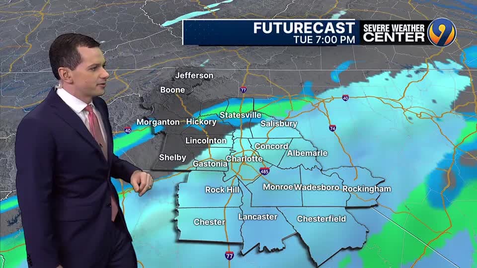 Tuesday afternoon forecast update with Meteorologist Joe Puma