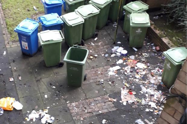 Glasgow bin workers leave ‘disgusting mess’ triggering council apology