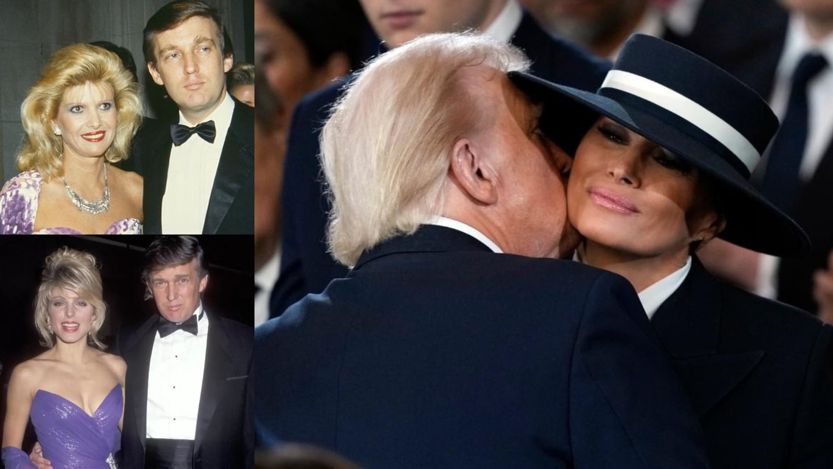 Estas son las 3 esposas que ha tenido Donald Trump