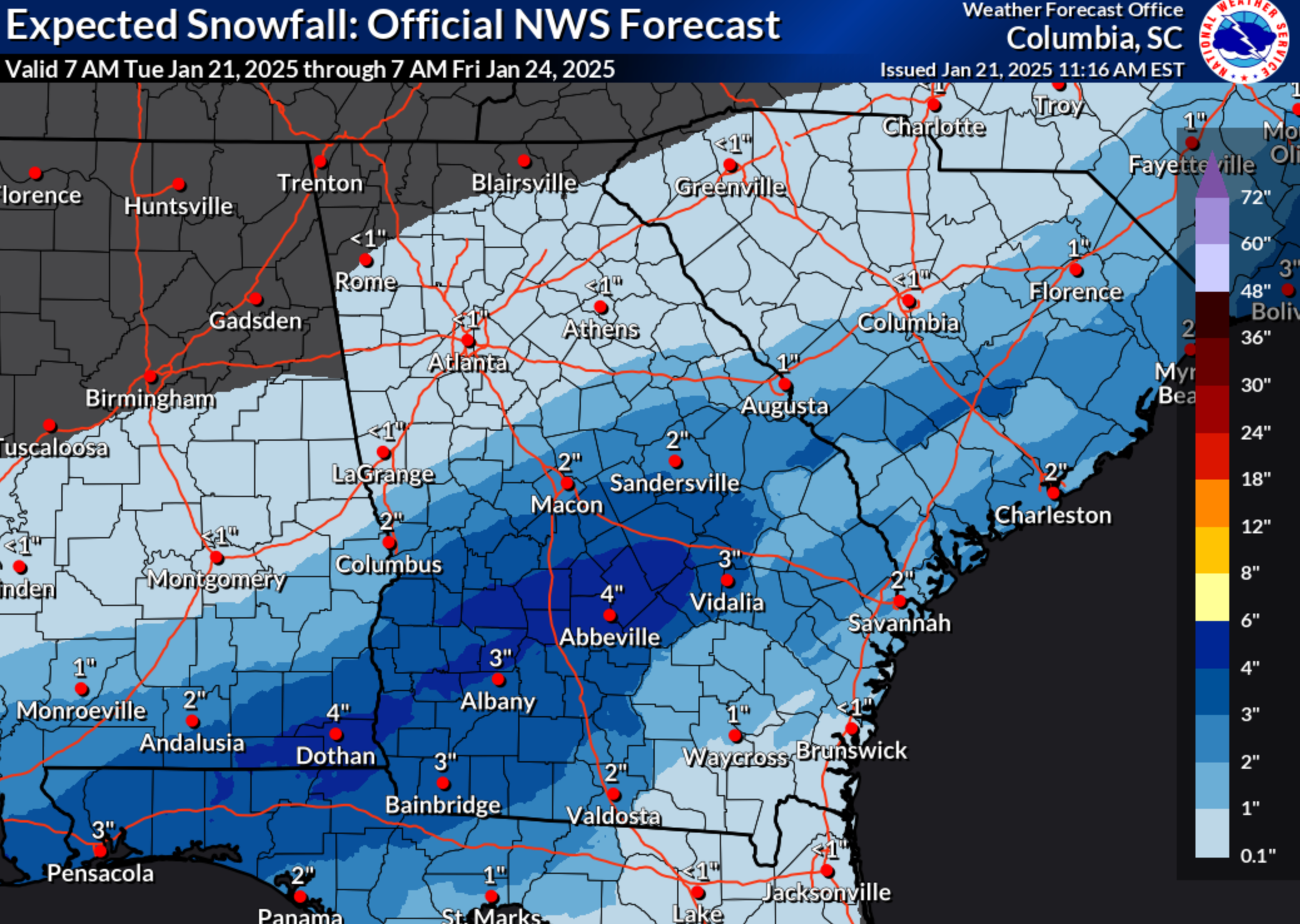 Augusta-area schools staying canceled Wednesday due to winter storm ...