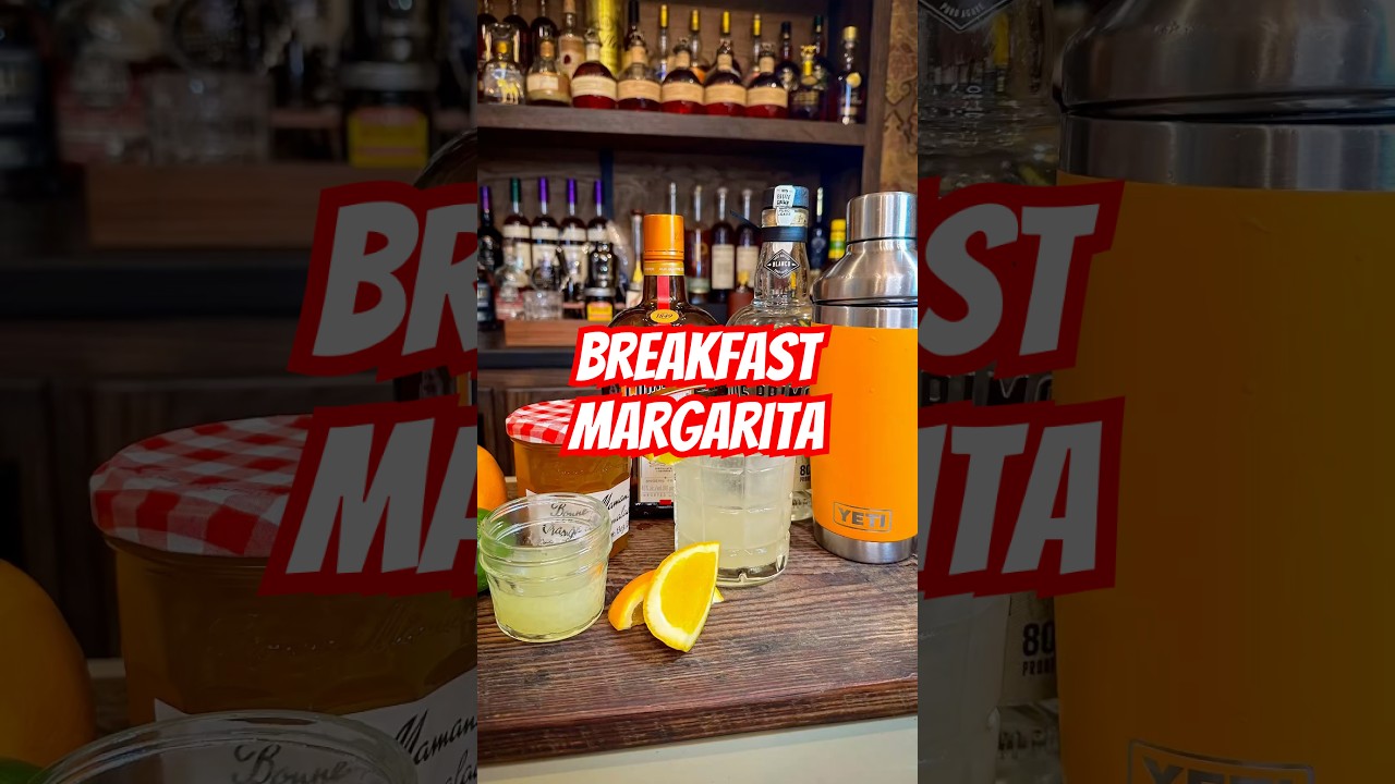 Make a breakfast margarita cocktail for morning indulgence
