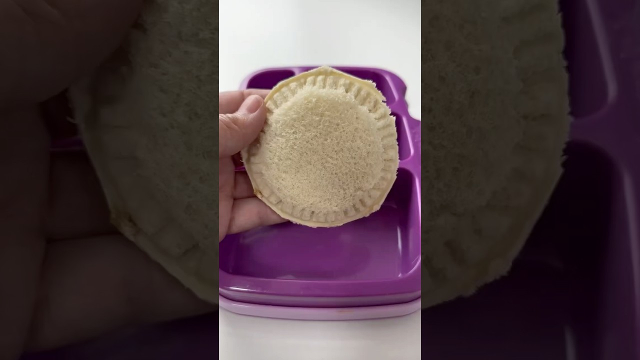 Packing school lunch with Uncrustables inside