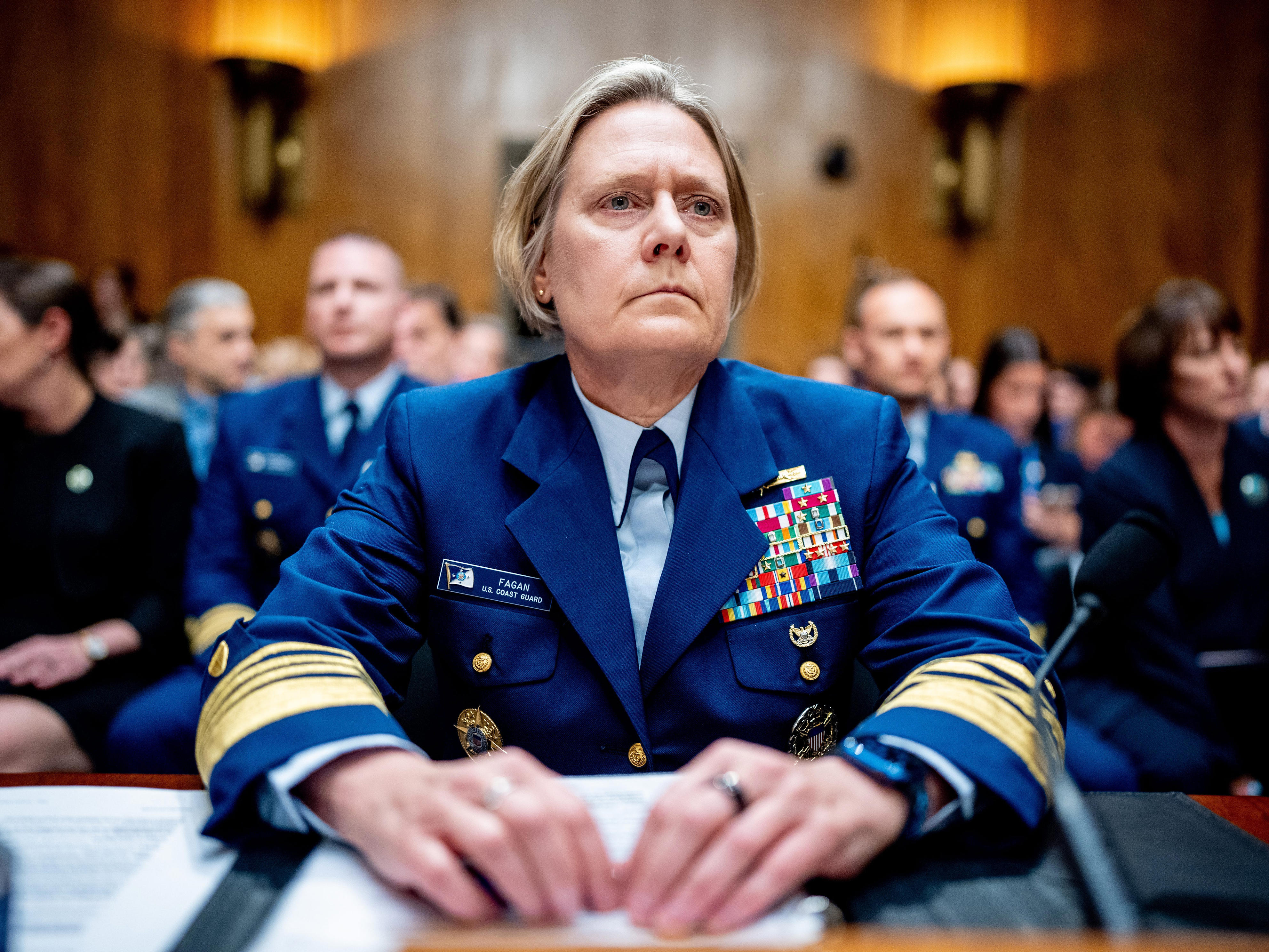 Trailblazing US Coast Guard leader becomes first top military officer ...