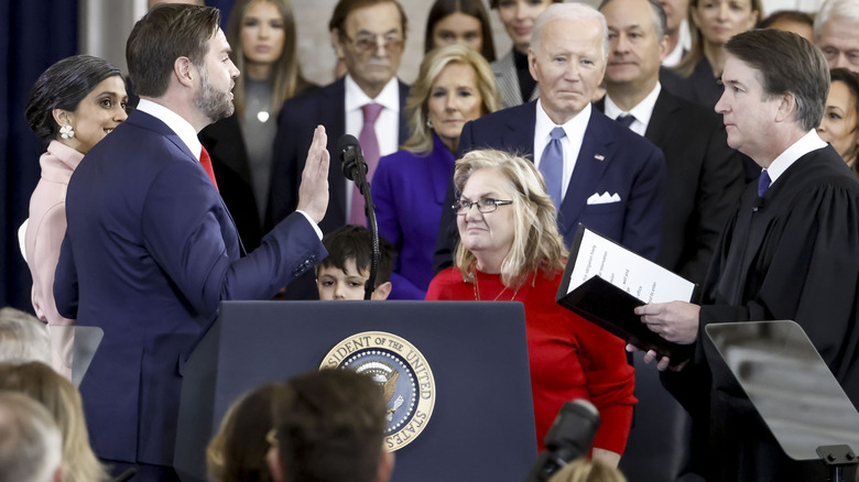 JD Vance's Mom Was By His Side For Inauguration (& It Was A Milestone ...