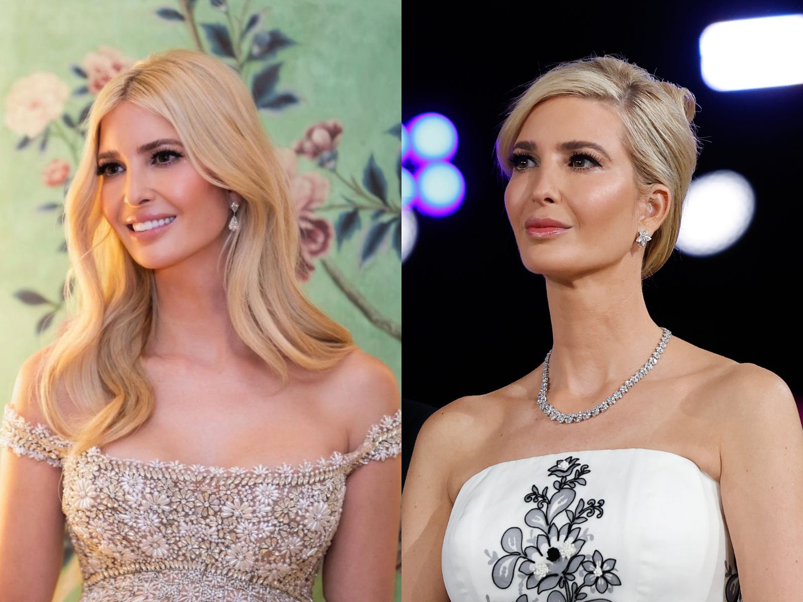 Ivanka Trump wore over $1.1 million worth of diamond jewelry at Donald ...