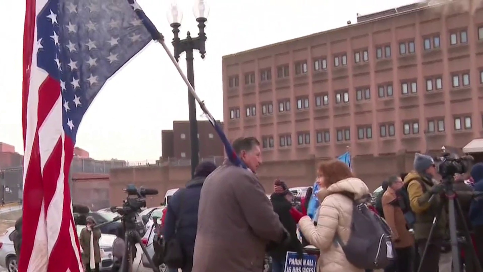 Jan. 6 inmates' supporters await DC jail release for 2nd night