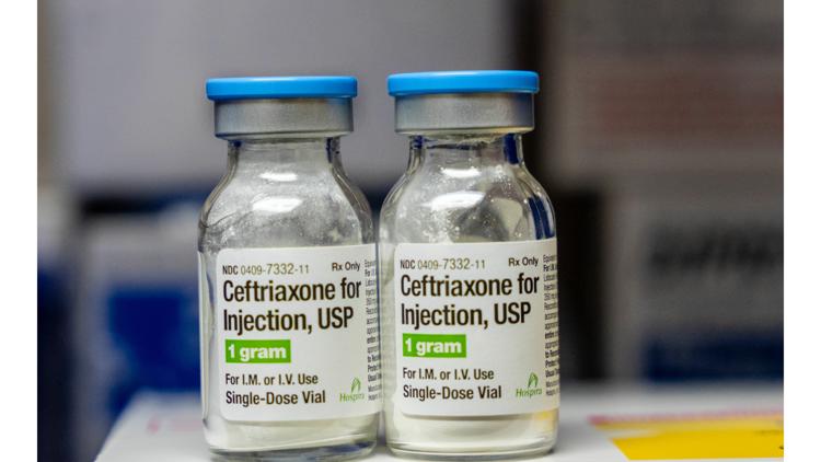 ADPH sending health alert to Alabama providers for Rocephin