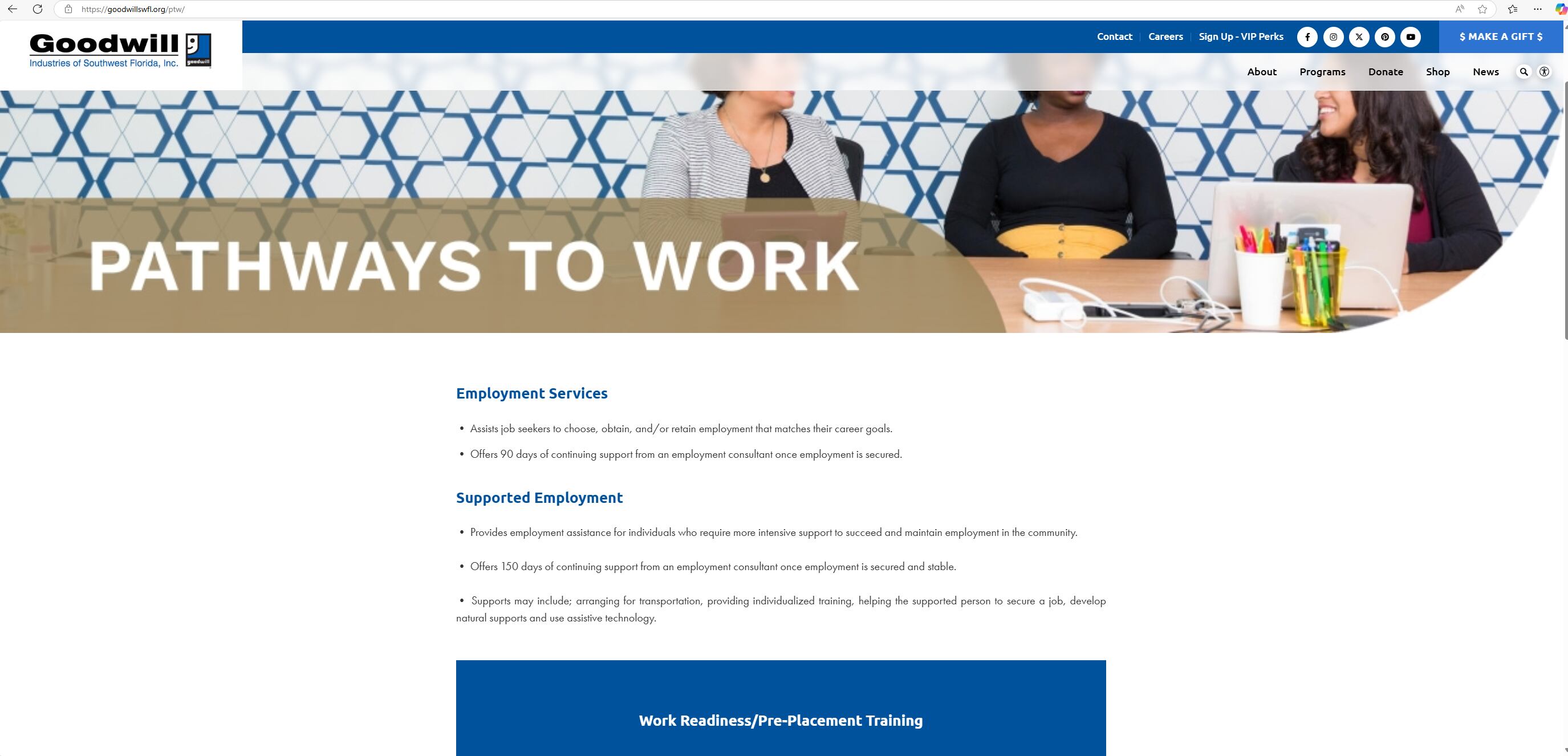 Allegiant and Goodwill partner for hiring event in Port Charlotte