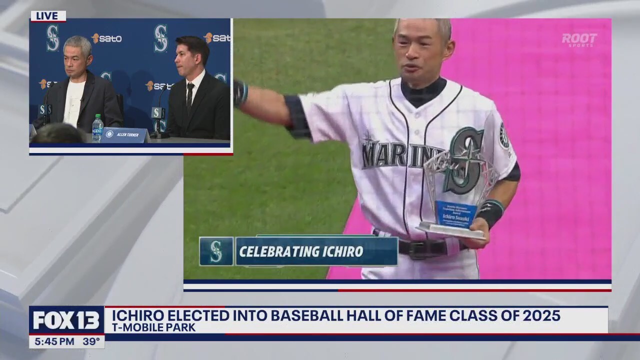 Ichiro elected into 2025 Baseball Hall of Fame
