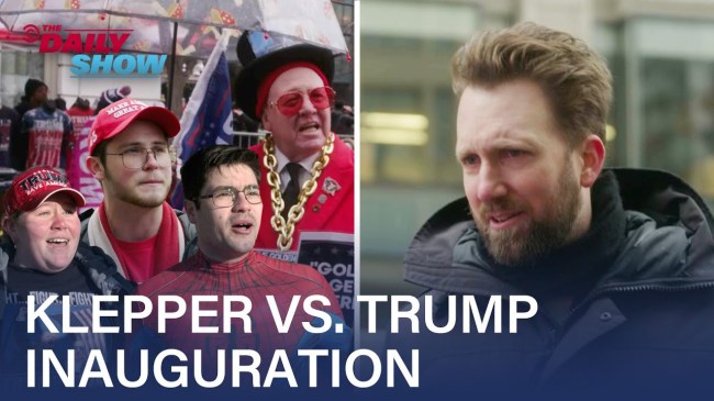 ‘The Daily Show' Clip: Jordan Klepper Crashes Trump's Inauguration ...