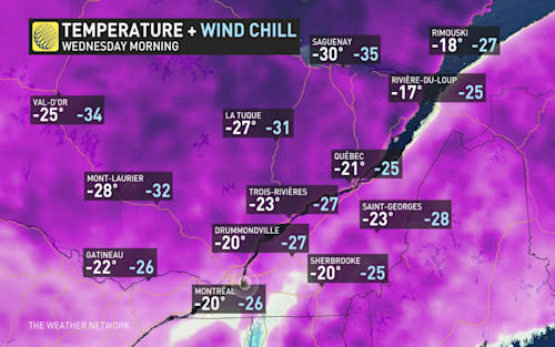 'Cover up': Hazardous cold maintains hold on Quebec with alerts in place