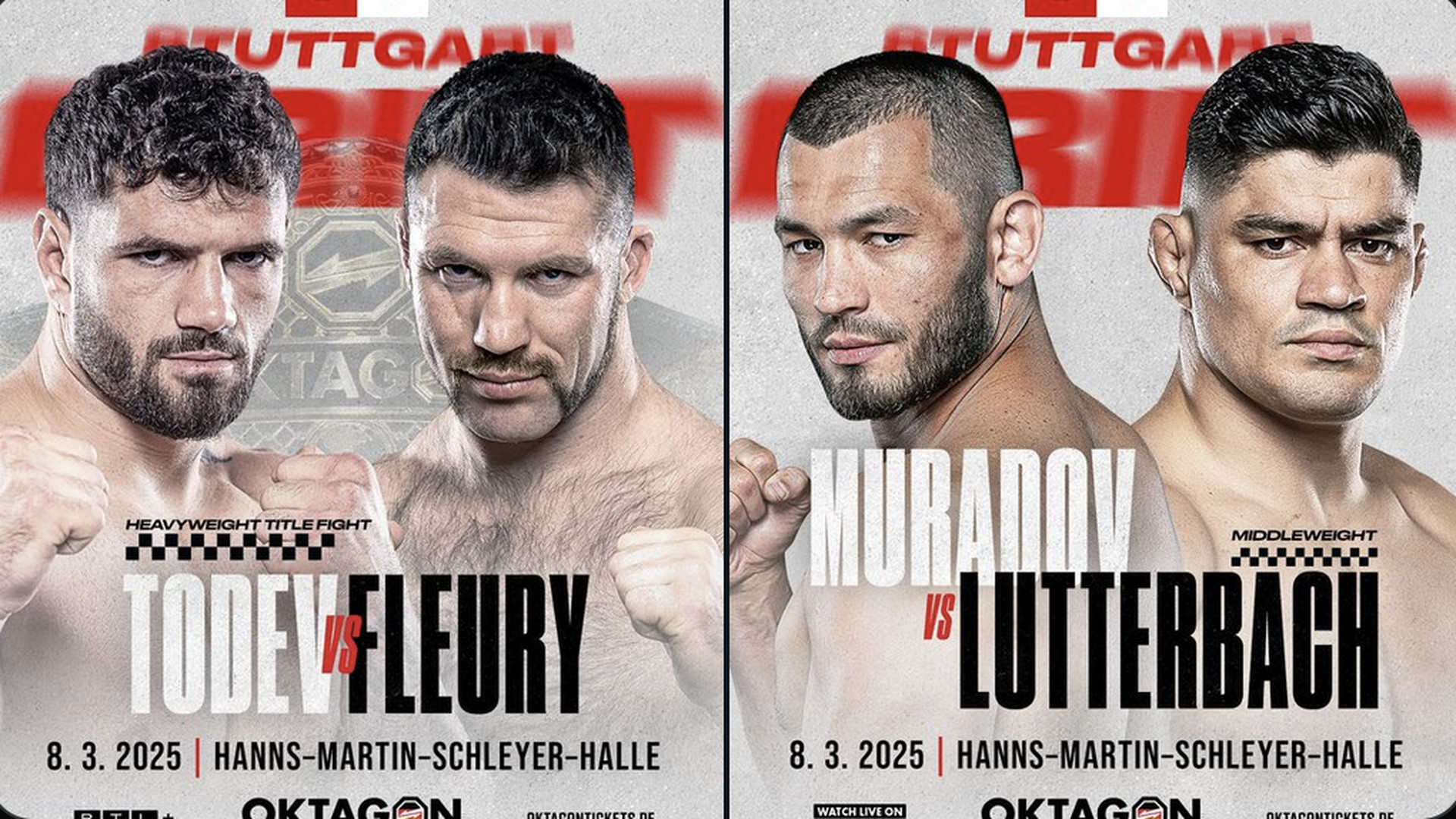 OKTAGON 68 Announced Featuring Several Former UFC Fighters