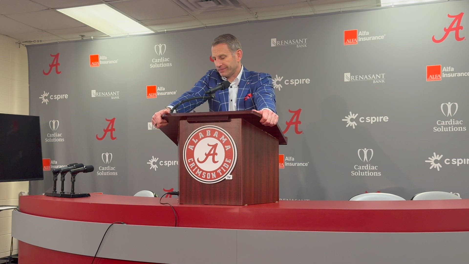 Alabama Head Coach Nate Oats After Beating Vanderbilt