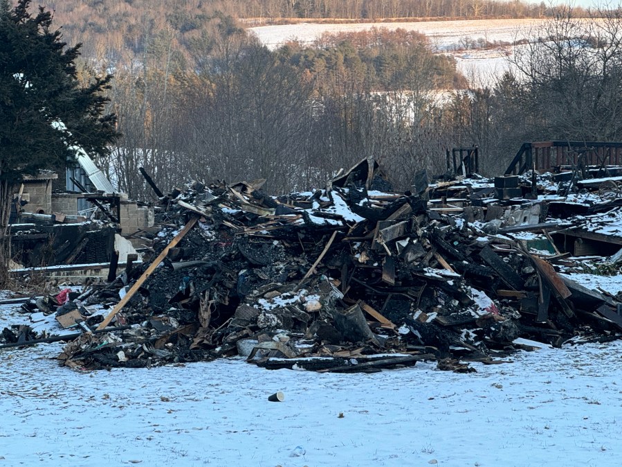 Man arrested on arson charge after Owego fire