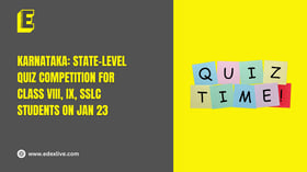 Karnataka: State-level Quiz Competition for Class VIII, IX, SSLC ...