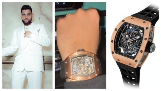 Karan Aujla's gold and black watch not only looks expensive but costs a ...