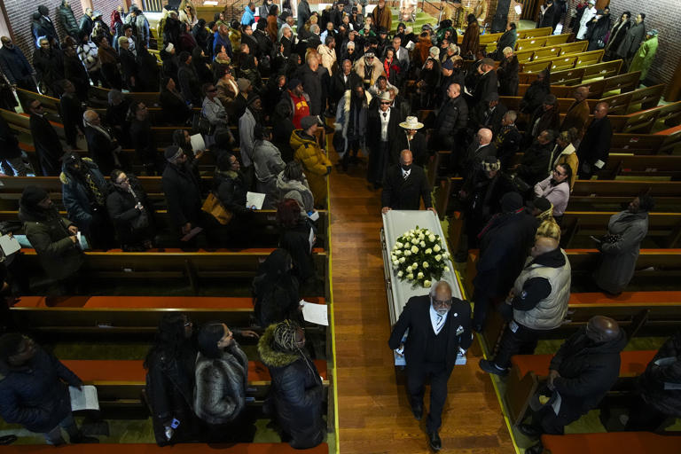 Family, friends gather for funeral of ex-drug kingpin Rayful Edmond III