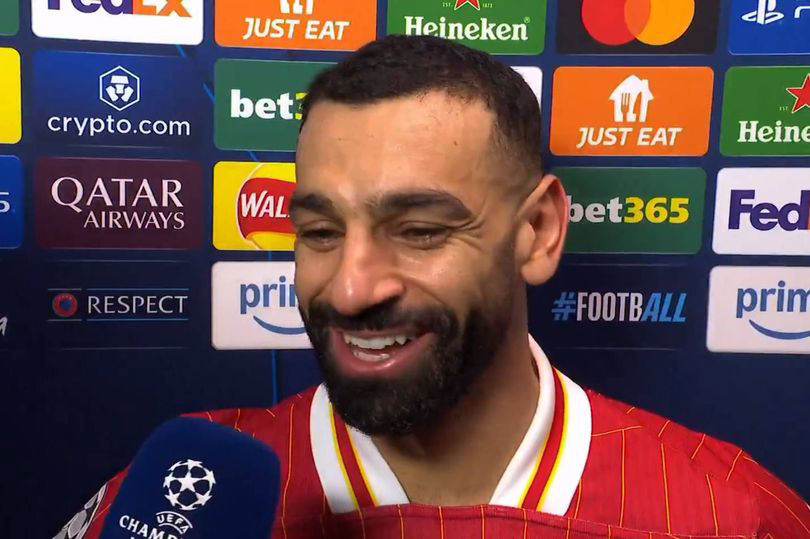 Mohamed Salah teases new Liverpool contract immediately after Lille win Mohamed Salah teases new Liverpool contract immediately after Lille win