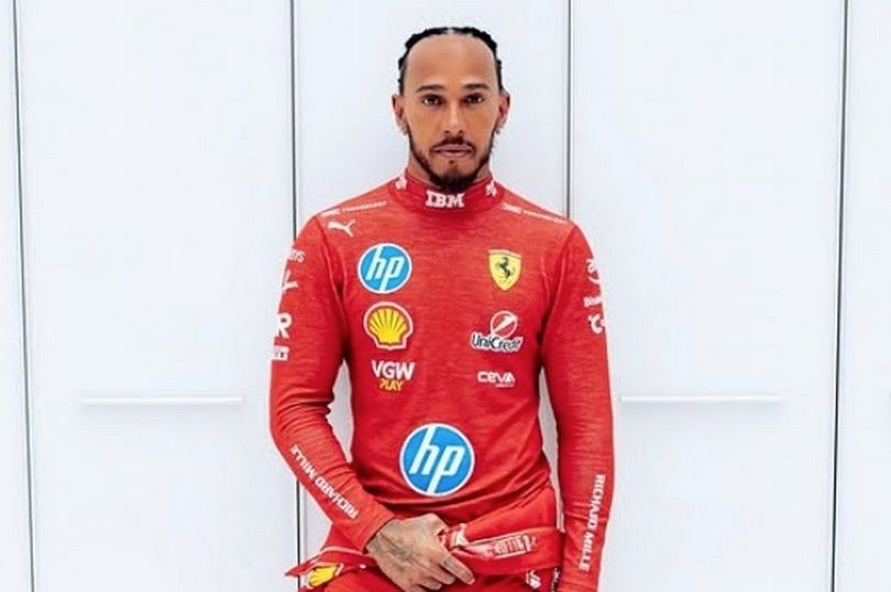 First pictures as Lewis Hamilton finally gets behind the wheel of ...