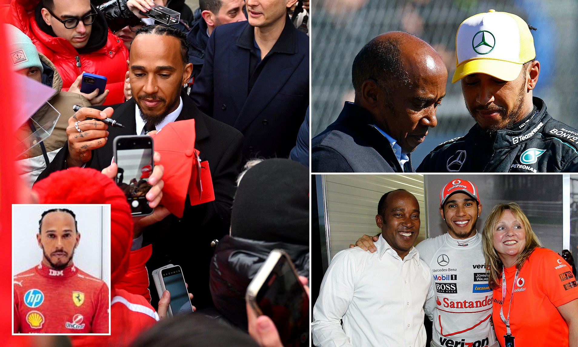 Revealed: Lewis Hamilton's father Anthony will join the seven-time ...