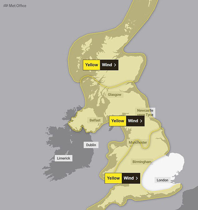 New Storm Eowyn weather map shows where 90mph winds are set to hit