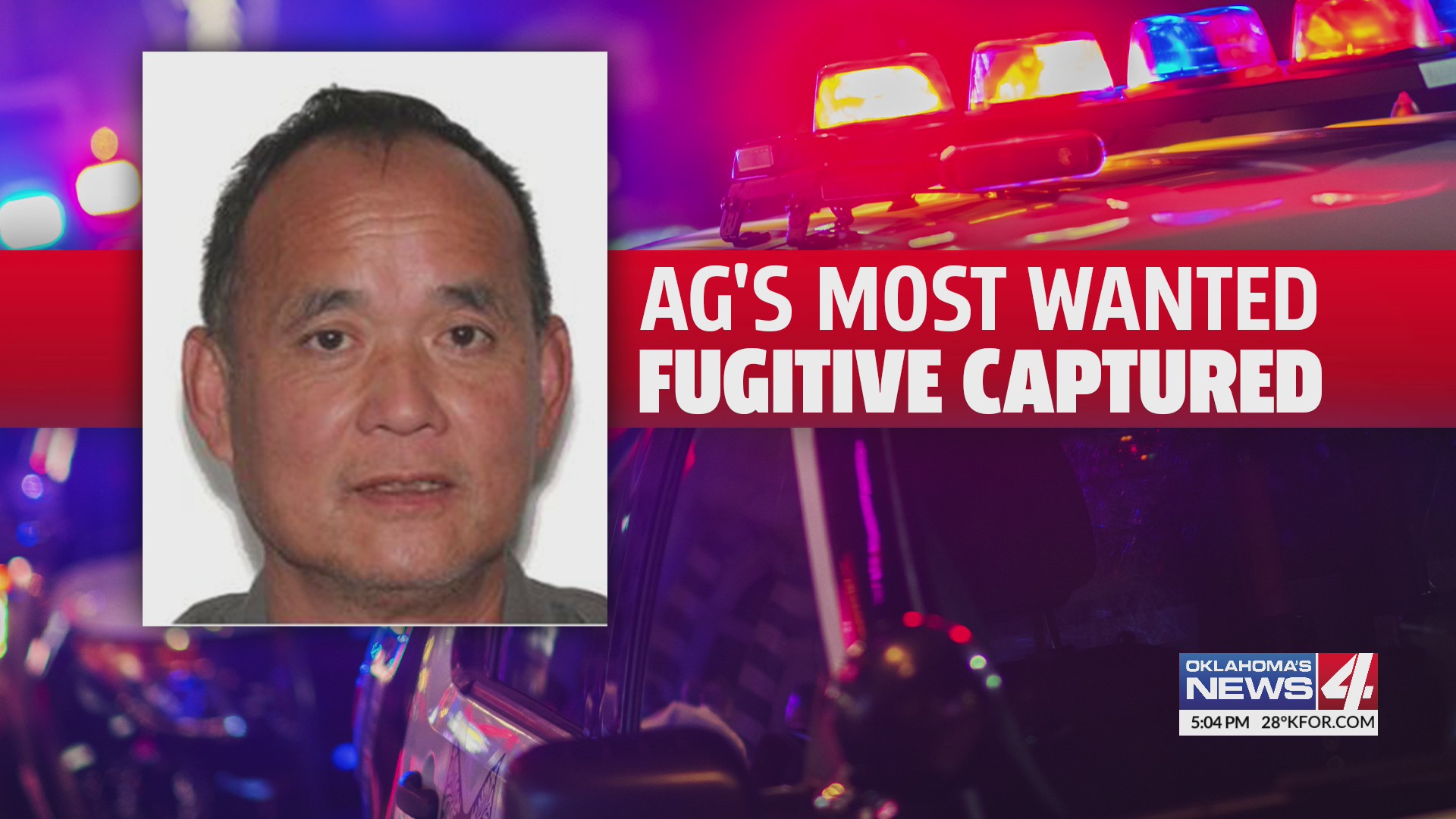 Fugitive on A.G.’s 10 Most Wanted List arrested in California