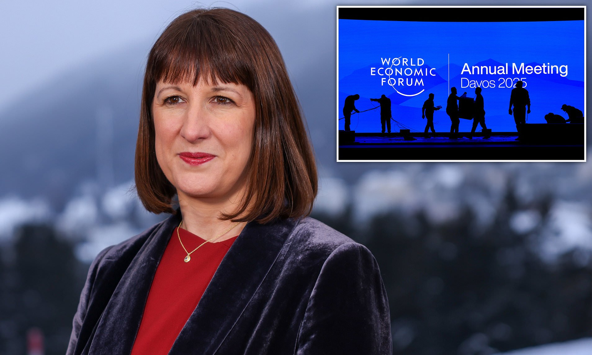 Embattled Rachel Reeves jets off to World Economic Forum in Davos