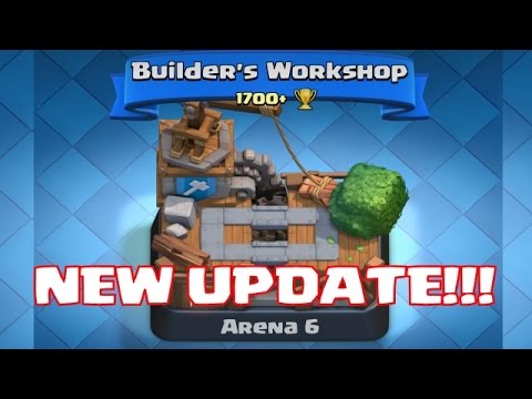 Clash Royale - NEW UPDATE!! (Builders workshop NEW STAGE)