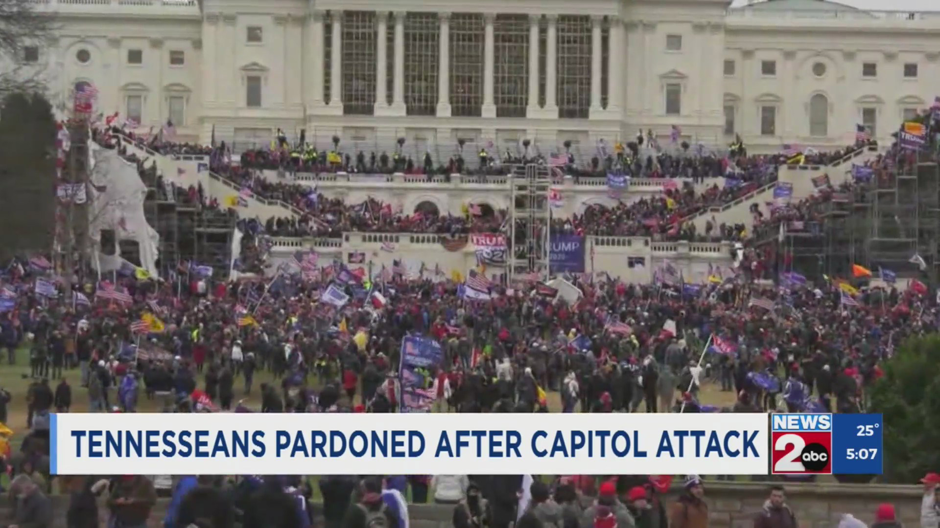 Tennesseans pardoned after Capitol attack Tennesseans pardoned after Capitol attack