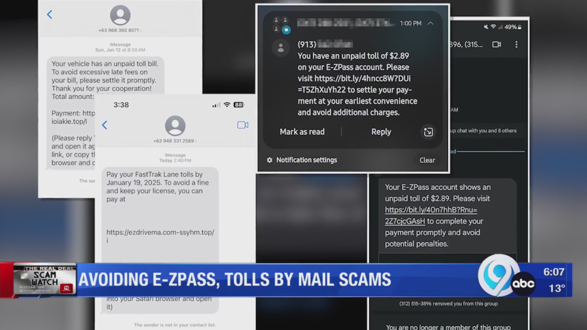 Avoiding E-Z pass, Tolls by Mail scams