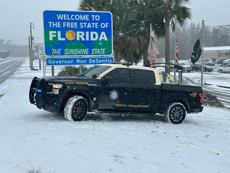 Florida faces a freeze warning with a real but 'long shot' at snow
