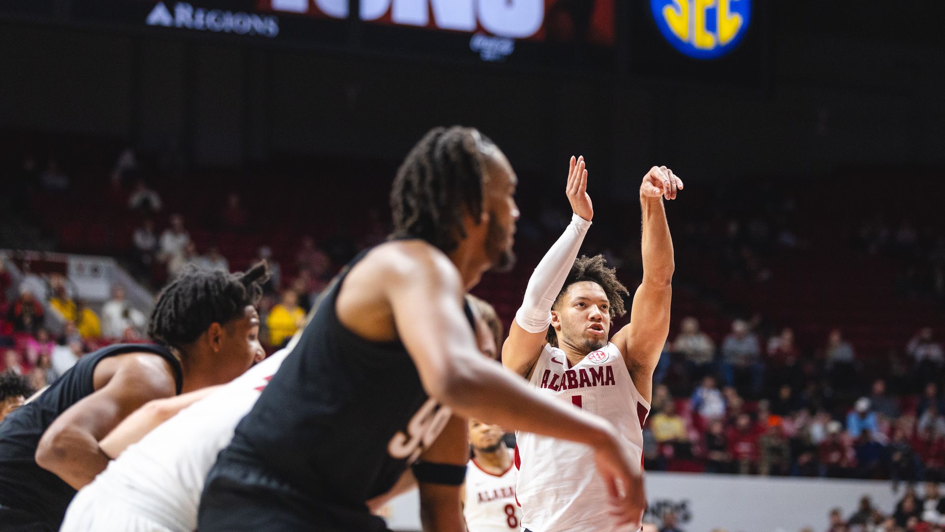 Alabama Crimson Tide Basketball Rolls Vanderbilt 103-87