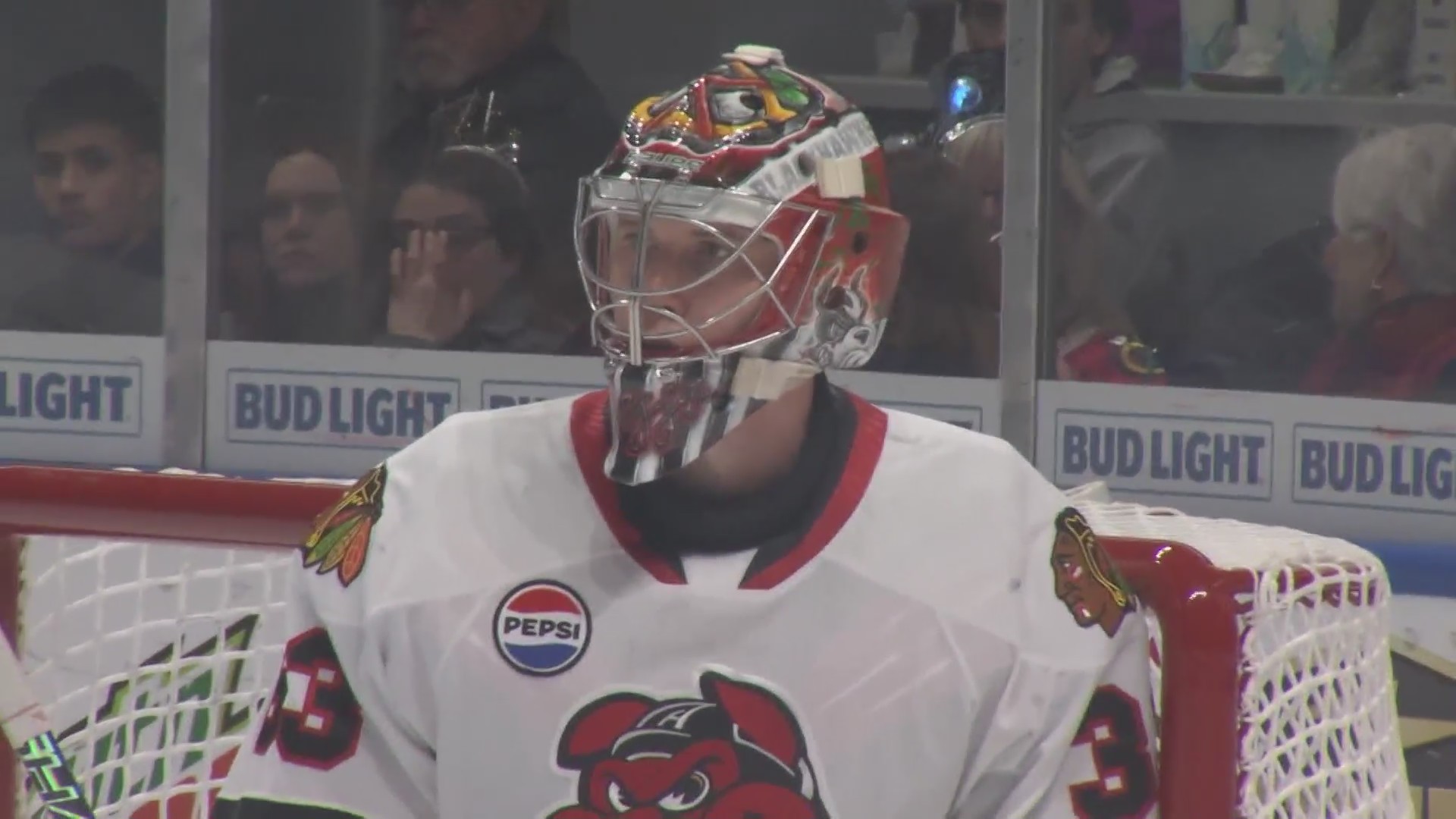 IceHogs Drew Commesso in a good rhythm since returning from the Blackhawks