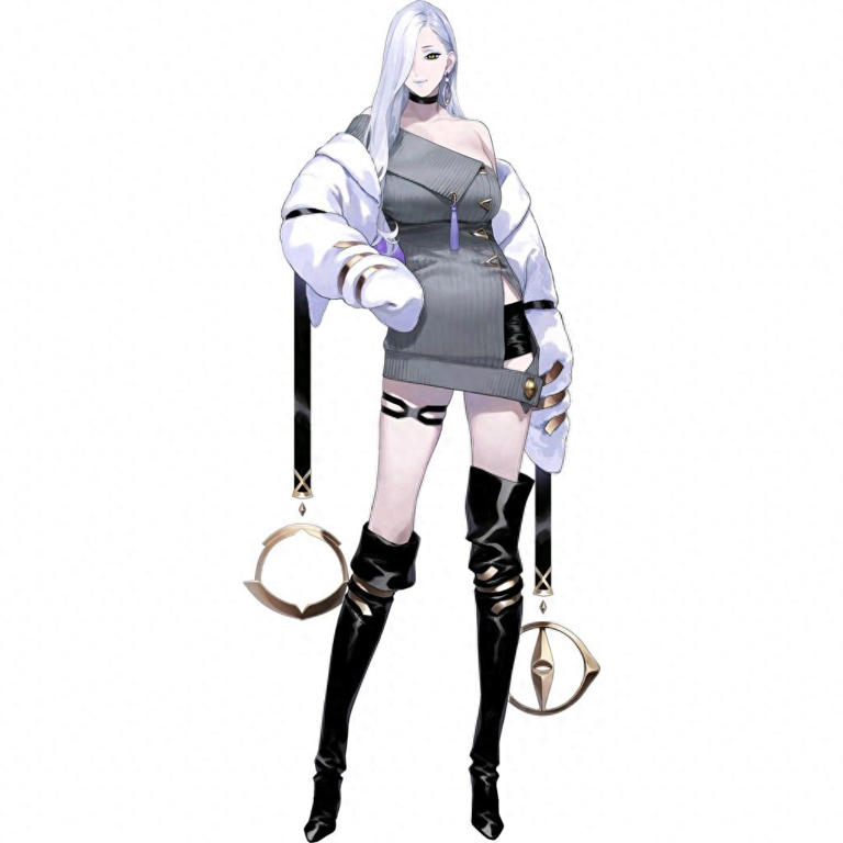 fgo日服新活动全新NPC造型公开，身材极好的白发阿巳小姐