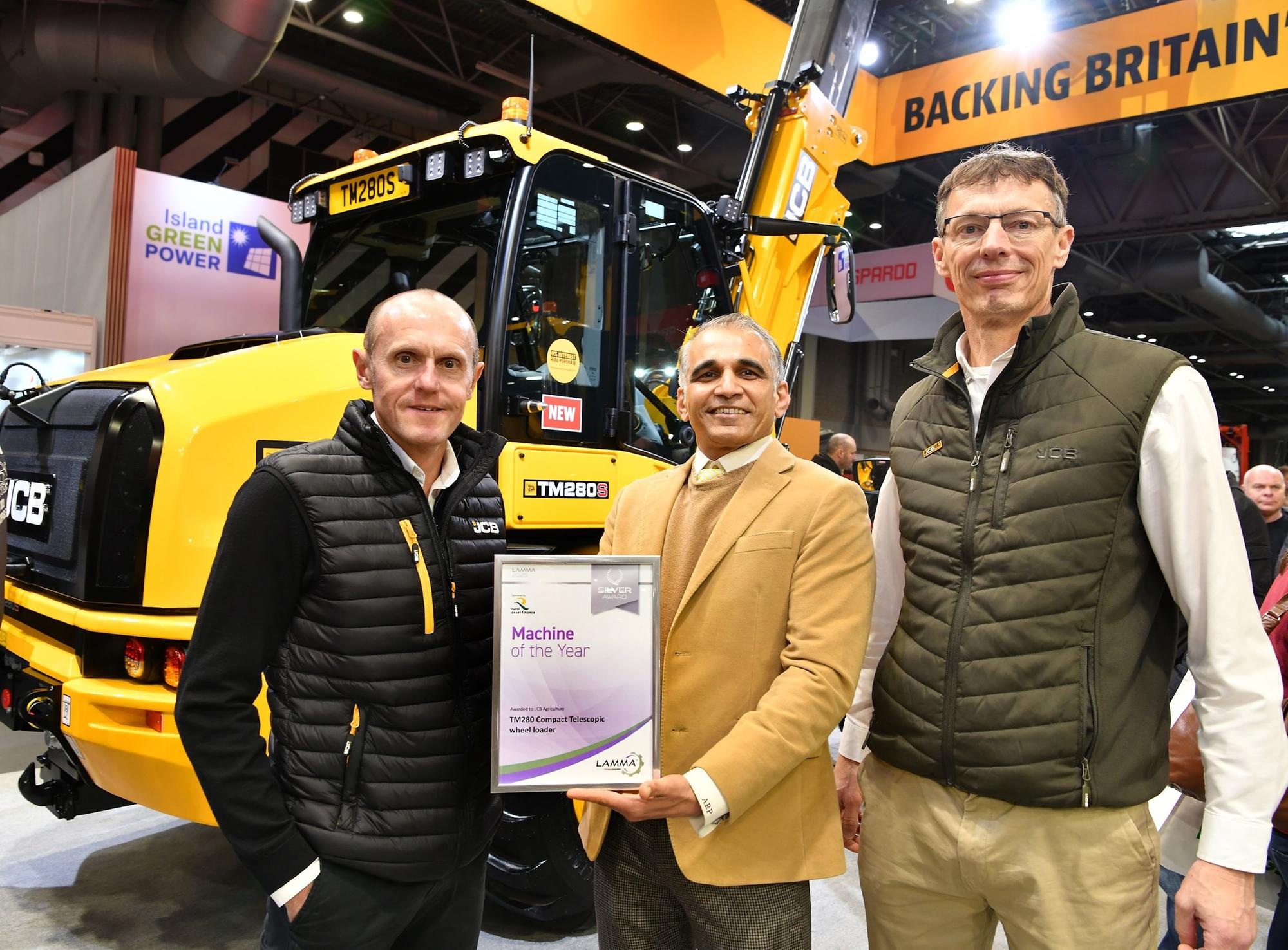 JCB wins 'Machine of the Year' award