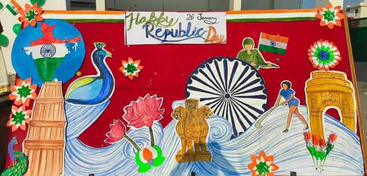 Republic Day Board Decoration Ideas for School Students and Kids (2025 ...