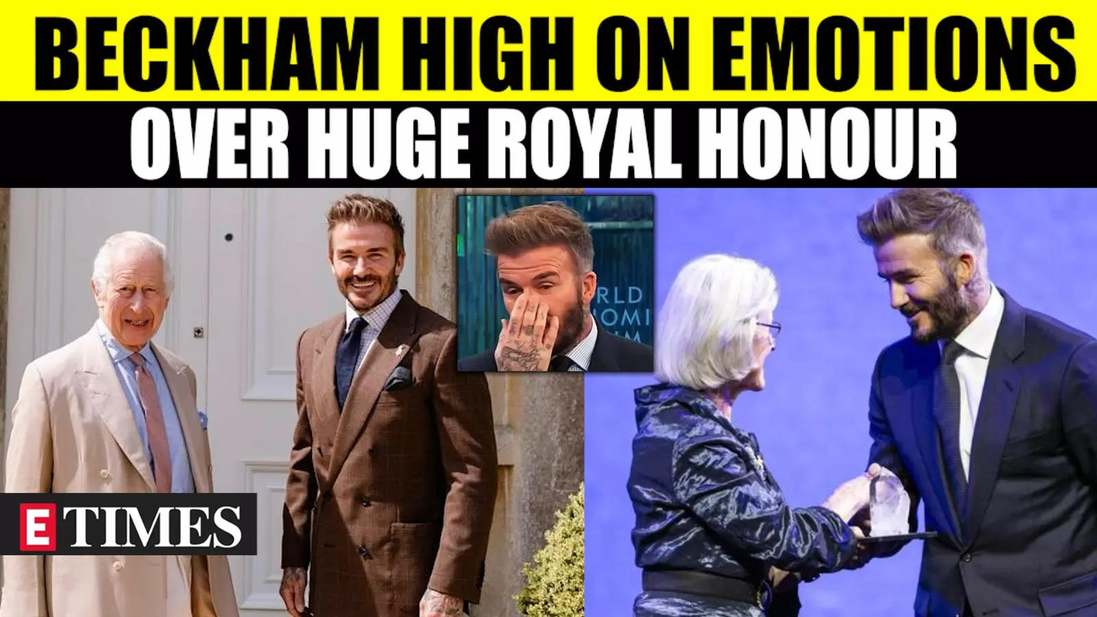 David Beckham Opens Up in Davos: Emotional Response to Royal Honour ...