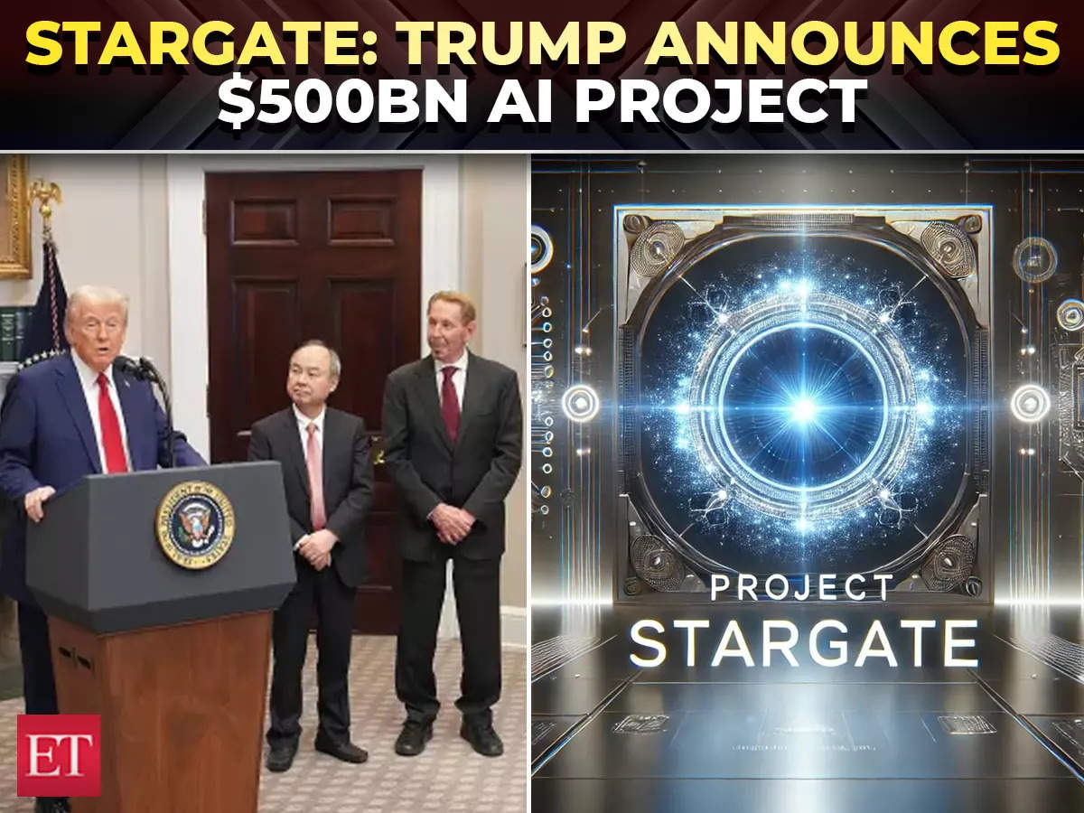Trump announces $500Bn AI project ‘Stargate’ to boost US infrastructure ...