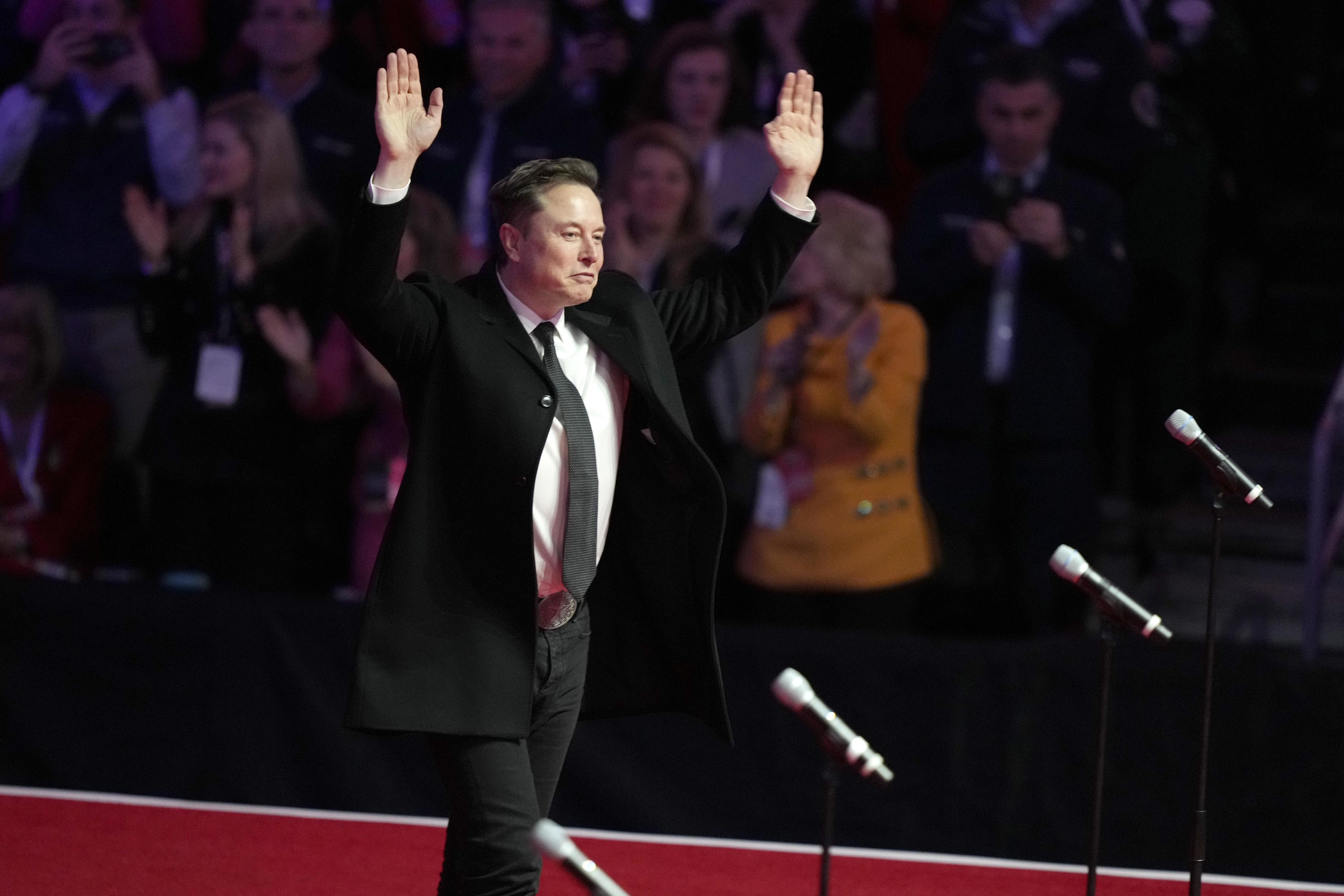 Elon Musk responds to criticism about his controversial gesture at the ...