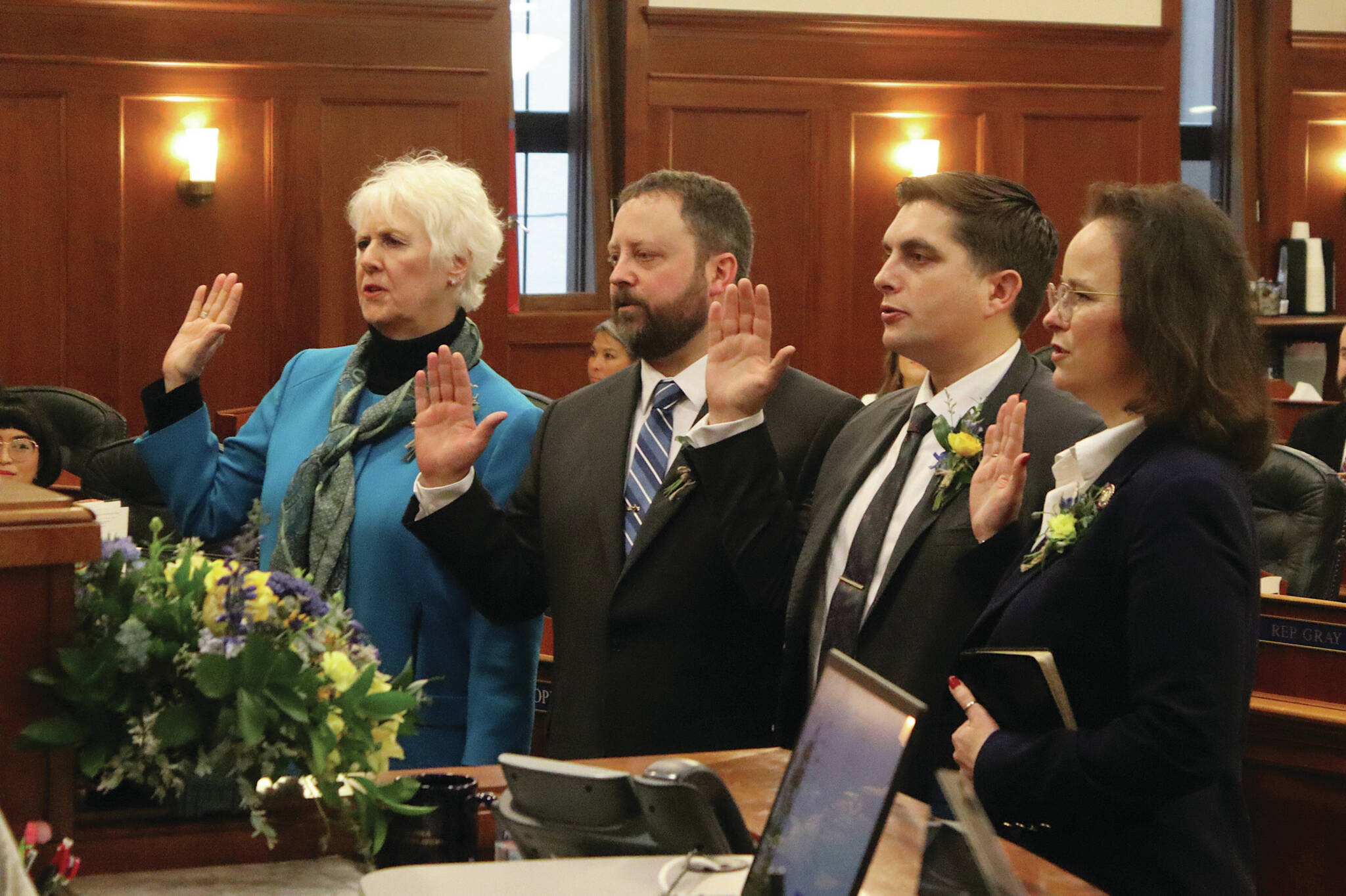 Peninsula legislators take oaths of office